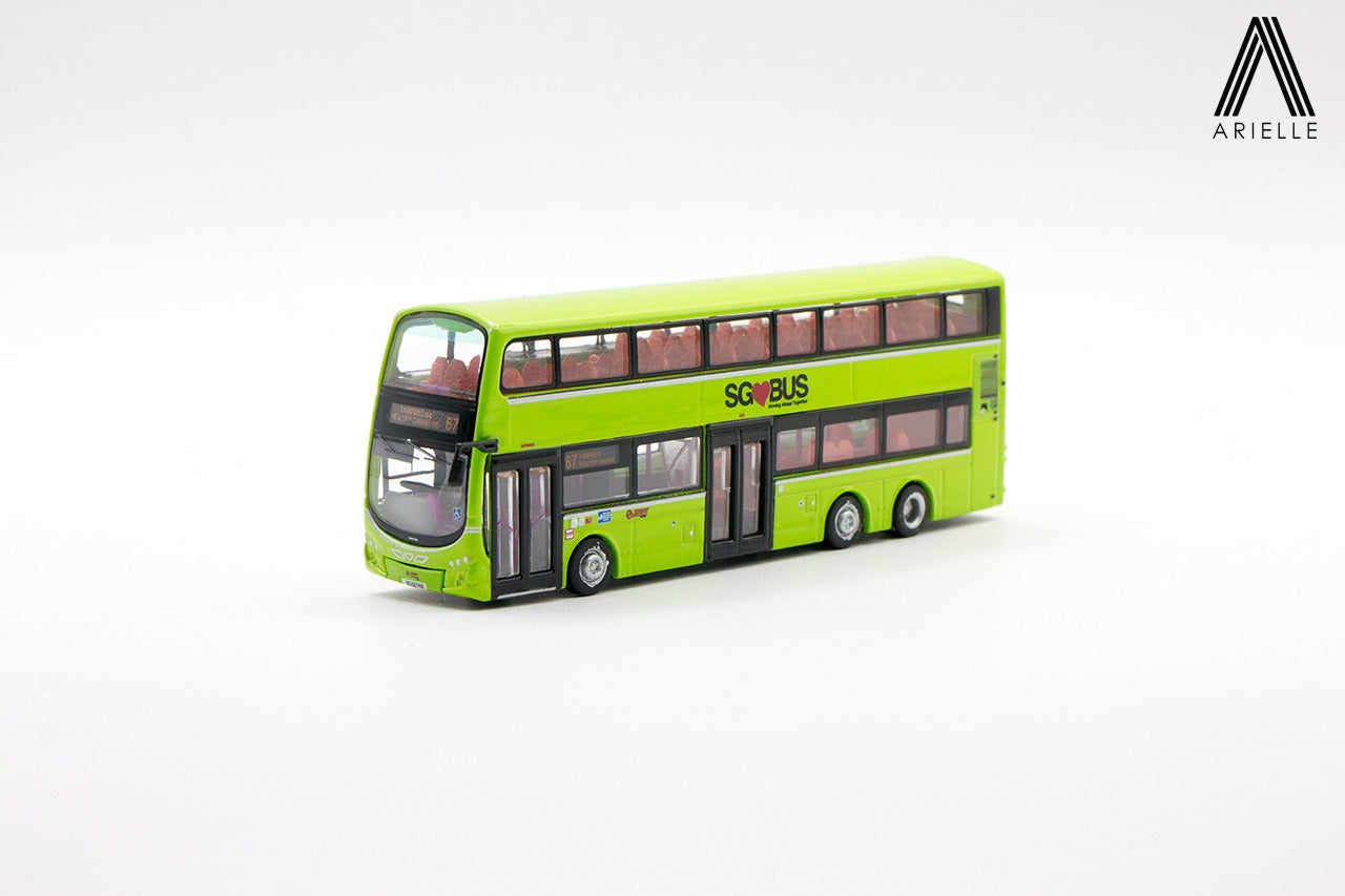 Singapore Bus - Volvo B9TL Lush Green - SMRT Buses Svc. 67 – KenShop SG