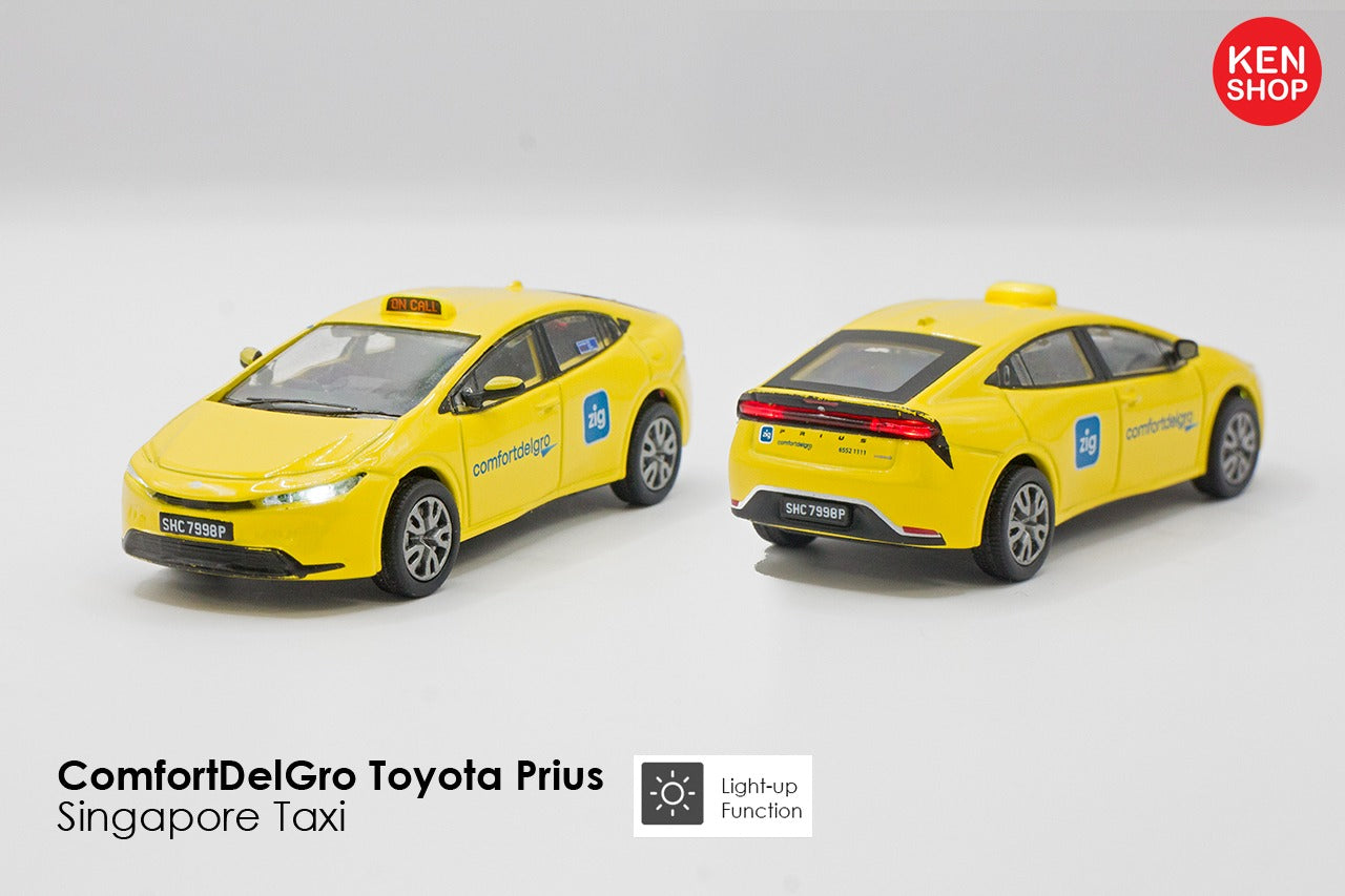 Singapore Taxi - ComfortDelGro - Toyota Prius Yellow – KenShop SG